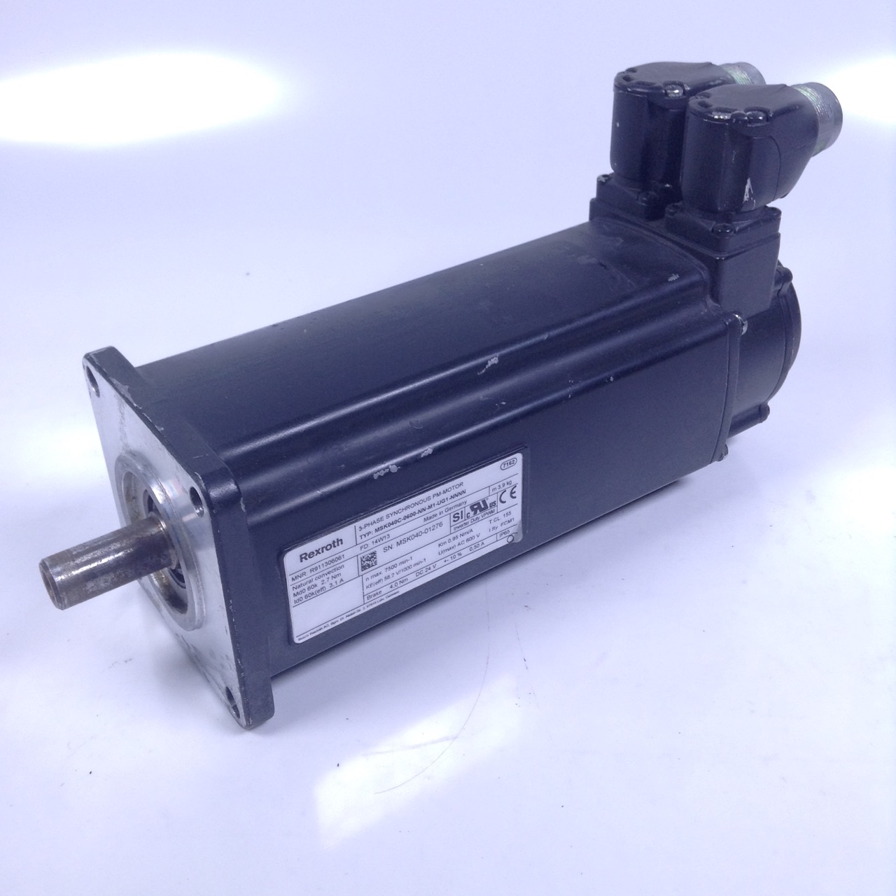 Rexroth MSK040C-0600-NN-M1-UG1-NNNN 3-Phase PM-Motor MSK040 UMP