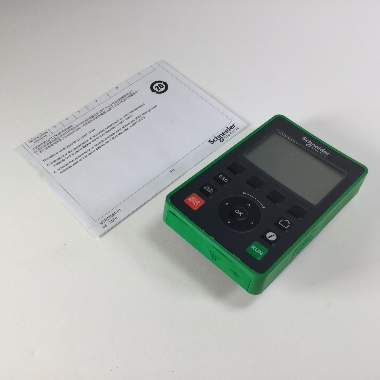 Schneider Electric VW3A1111 Graphic Display Terminal 240x160 pixels IP6 ...