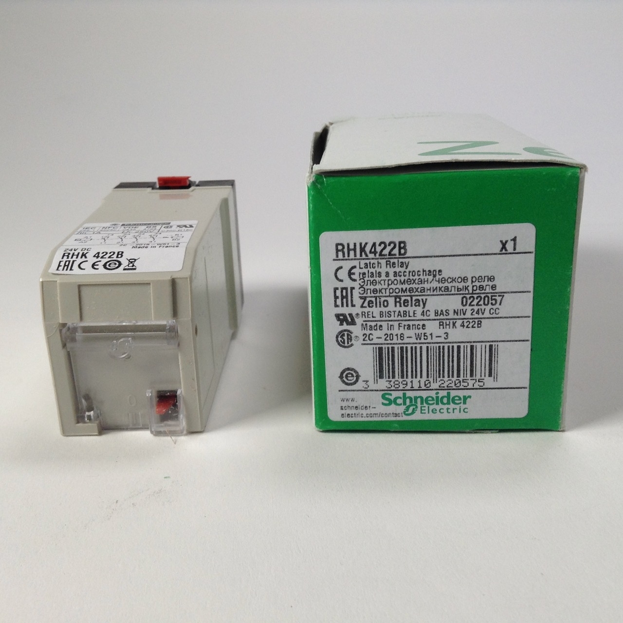 Schneider Electric RHK422B plug-in Latch relay relais - Zelio RHK New NFP