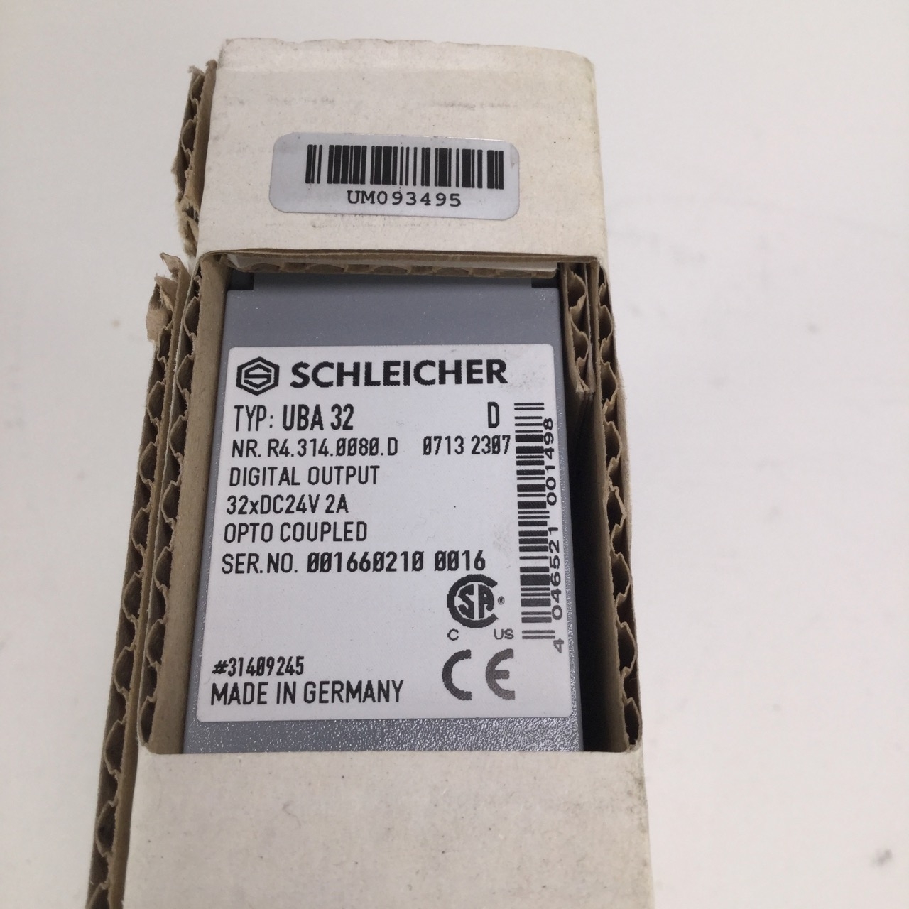 Schleicher R4.314.0080.D ausgangsmodul digital output UBA 32 D New NFP Sealed
