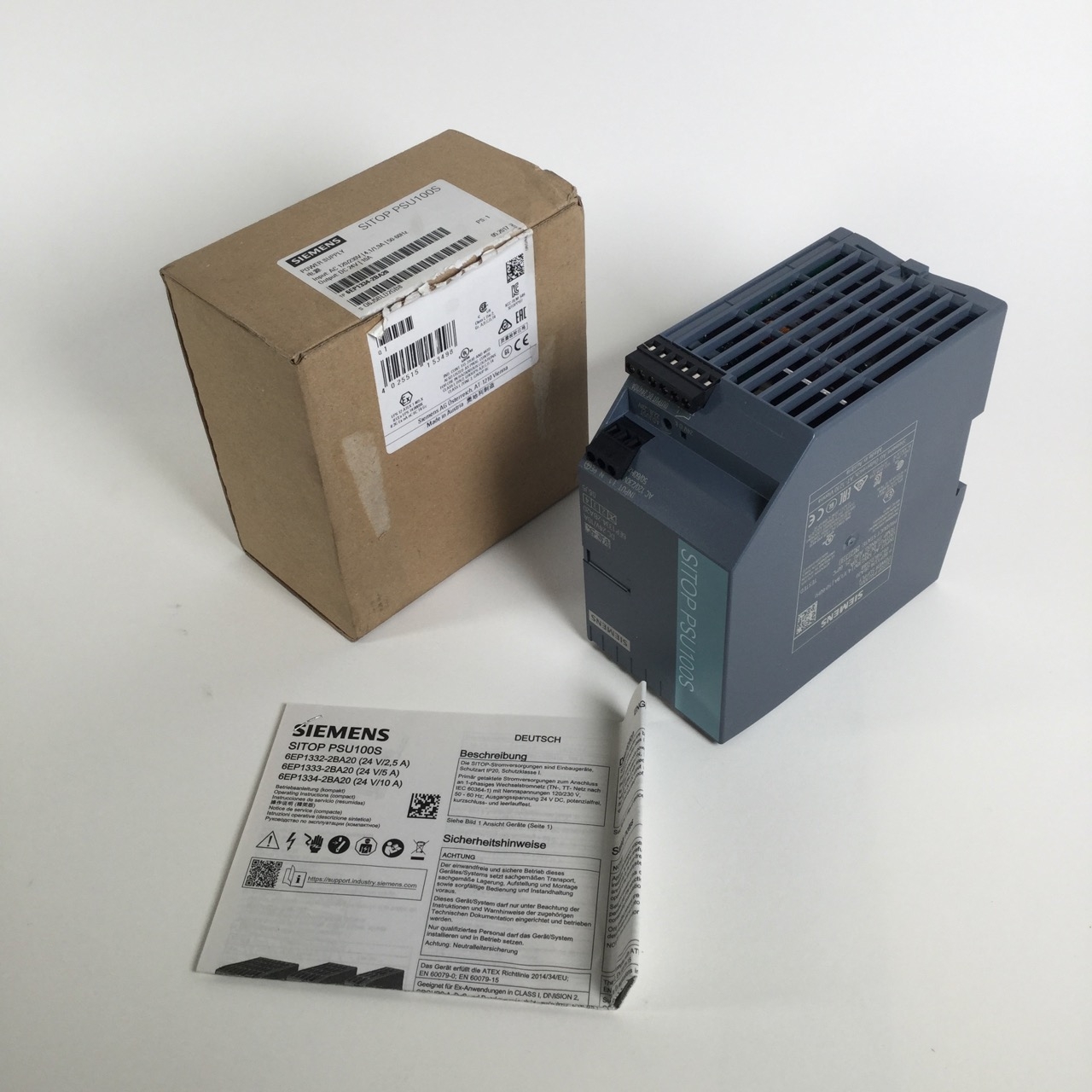 Siemens 6EP1334-2BA20 Power supply SITOP PSU100S New NFP