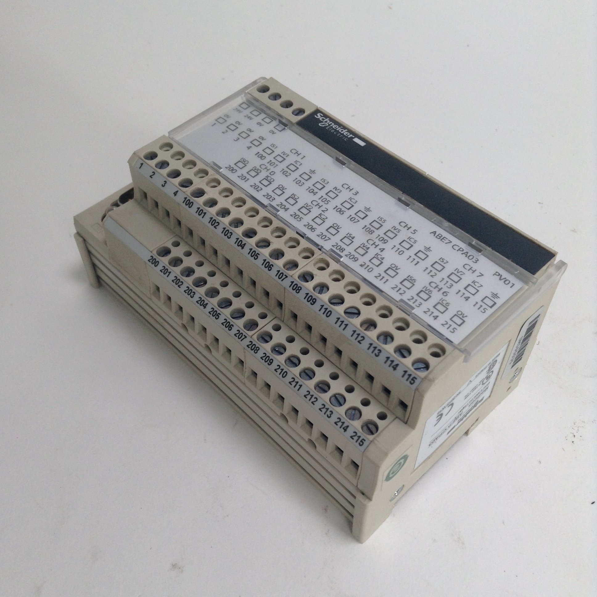 Schneider Electric ABE7-CPA03 Modicon Base 8 analog chanel ABE7 CPA03 ...