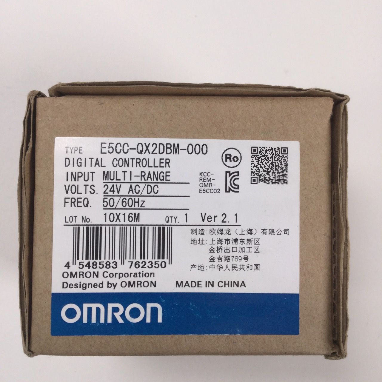 Omron E5CC-QX2DBM-000 Digital Temperature Controller Temperaturregler New NFP