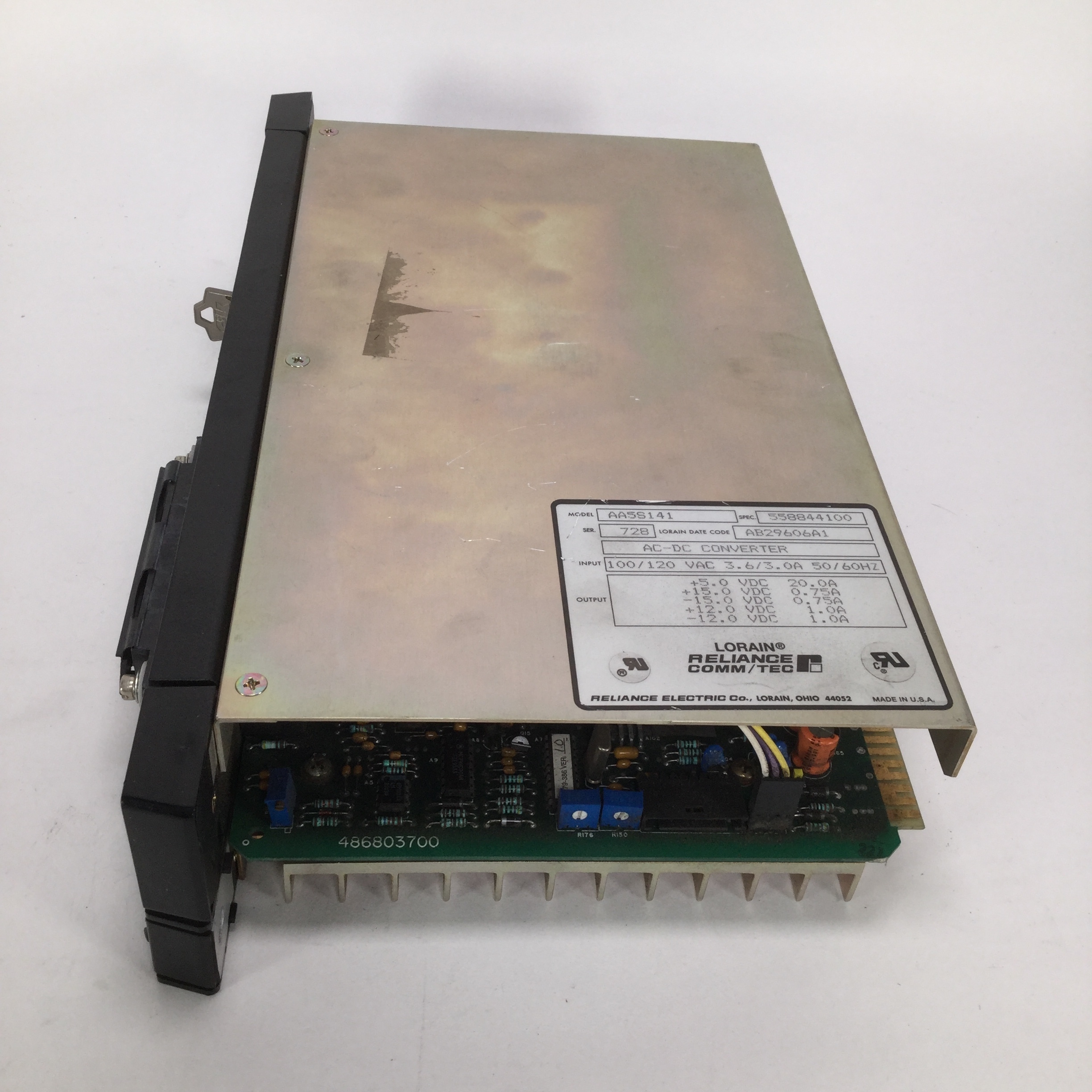 Reliance Electric 57C494 147W power supply converter Used UMP