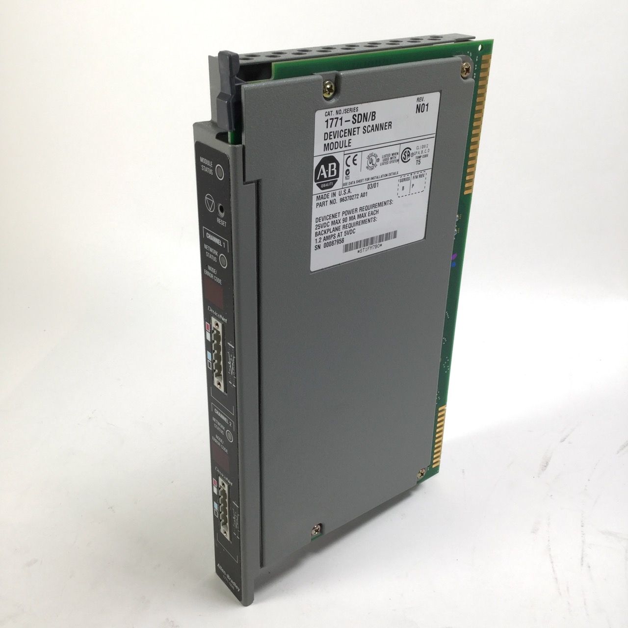 Allen-Bradley 1771-SDN Devicenet scanner module Ser B 1771-SDN-B New NMP