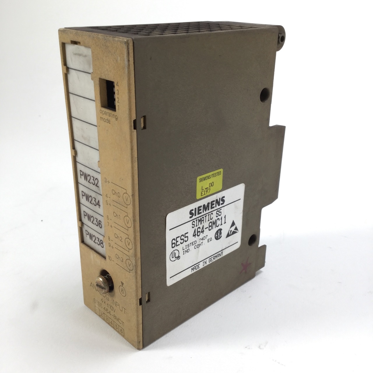 Siemens 6ES5464-8MC11 Analog Input Module Simatic S5 Used UMP