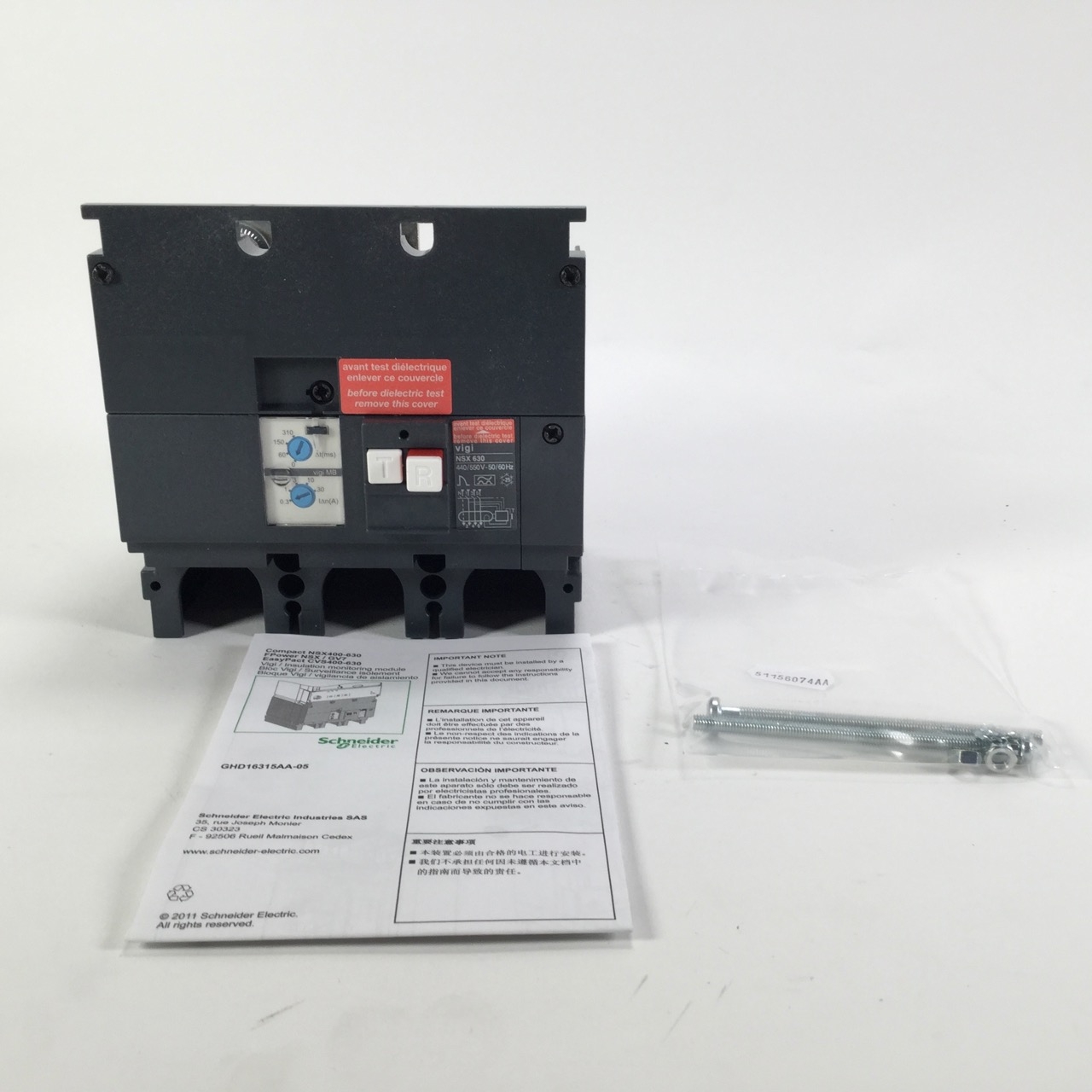 Schneider Electric LV432453 Vigi protection module Compact NSX 400/630 ...