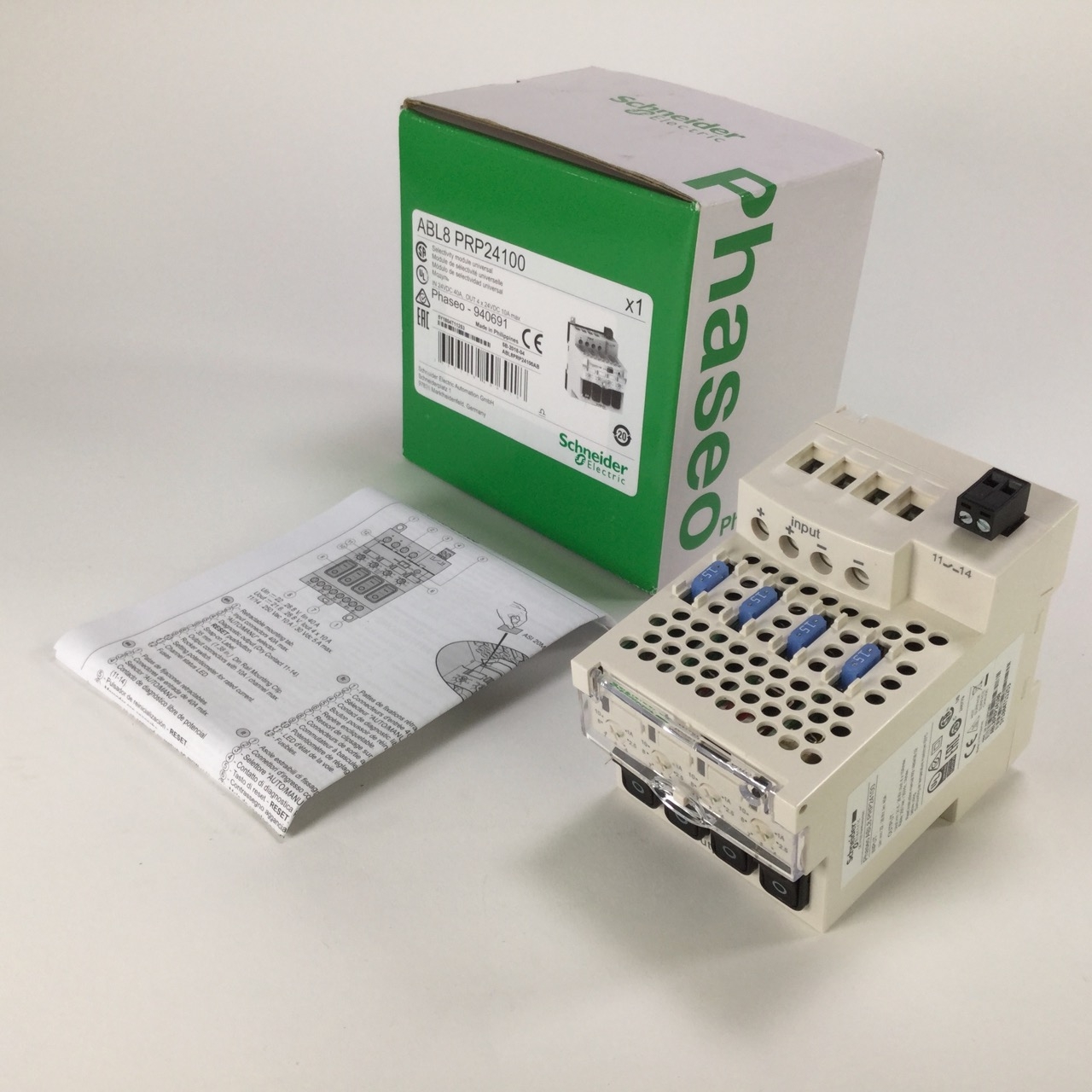 Schneider Electric ABL8PRP24100 Electronic protection module Phaseo New NFP