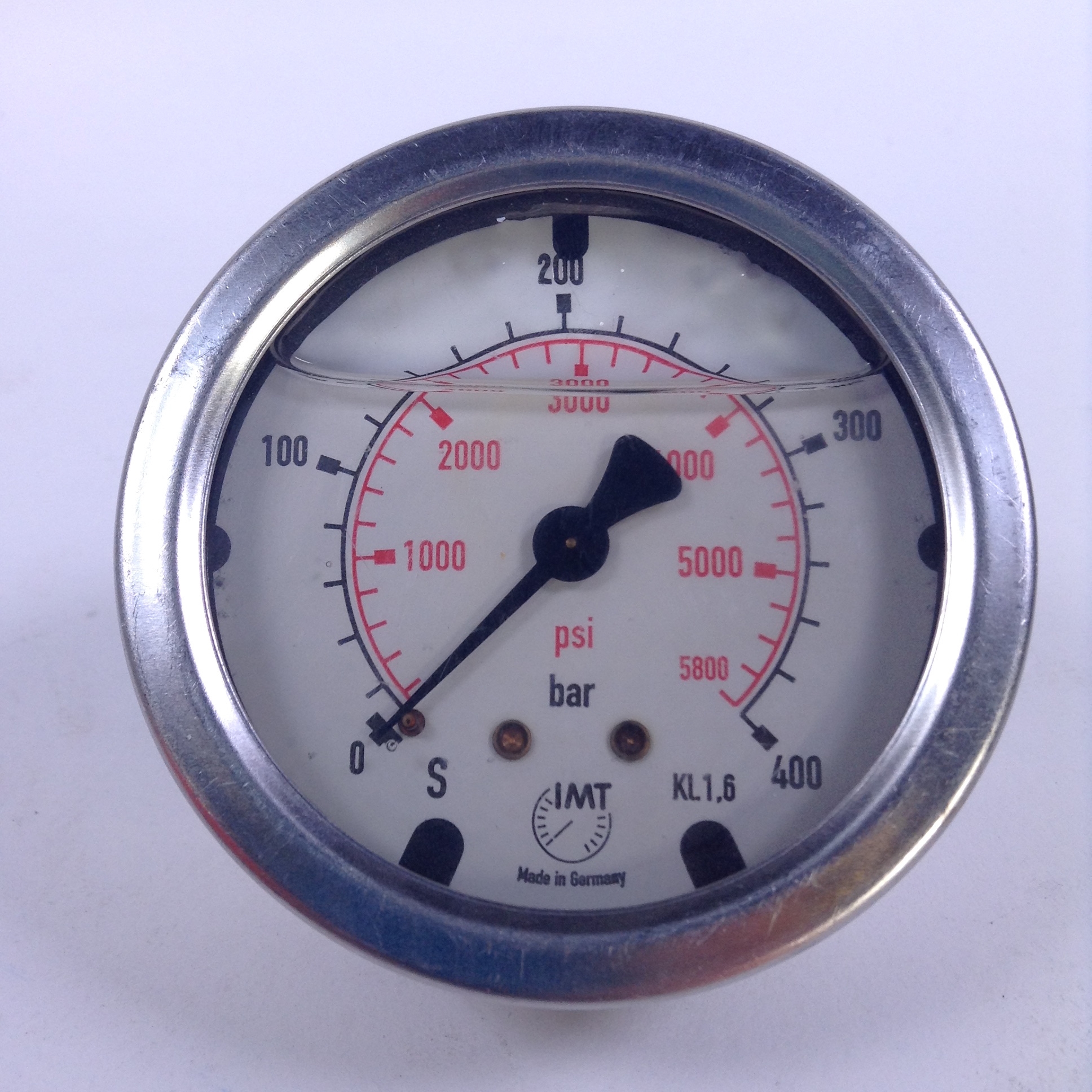 Imt MX63 0/400 Pressure gauge manometer 0-400bar 0-5800psi UMP