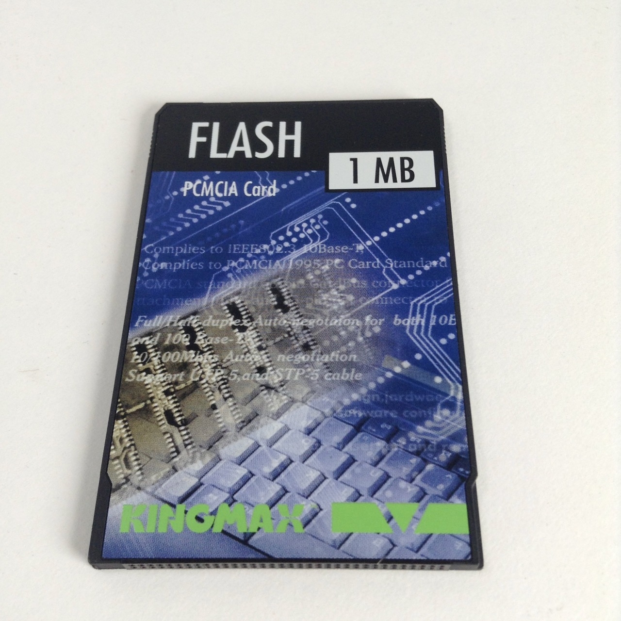 Kingmax FAC-001M5W Flash PCMCIA Card 1Mb New NMP