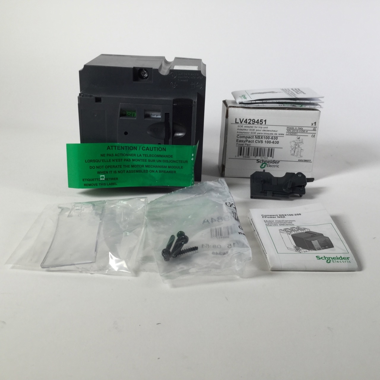 Schneider Electric LV431545 Motor mechanism Compact NSX250 New NFP