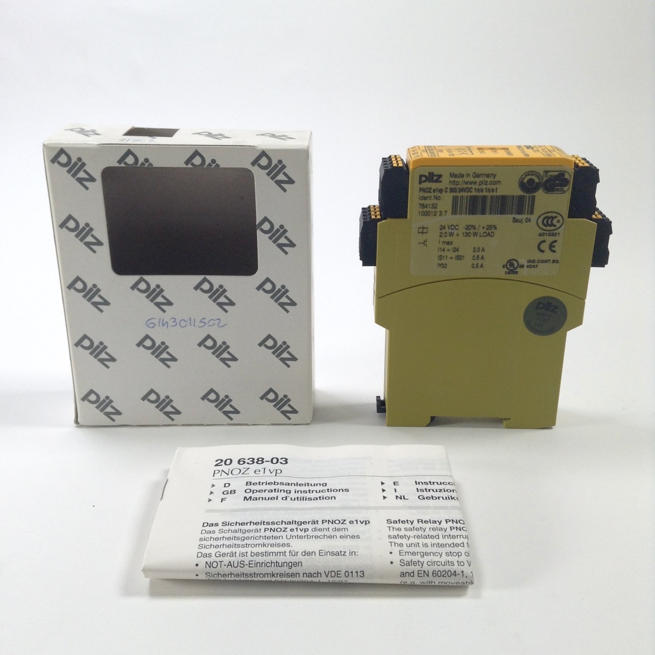 Pilz 784132 Safety relay module PNOZ e1vp New NFP