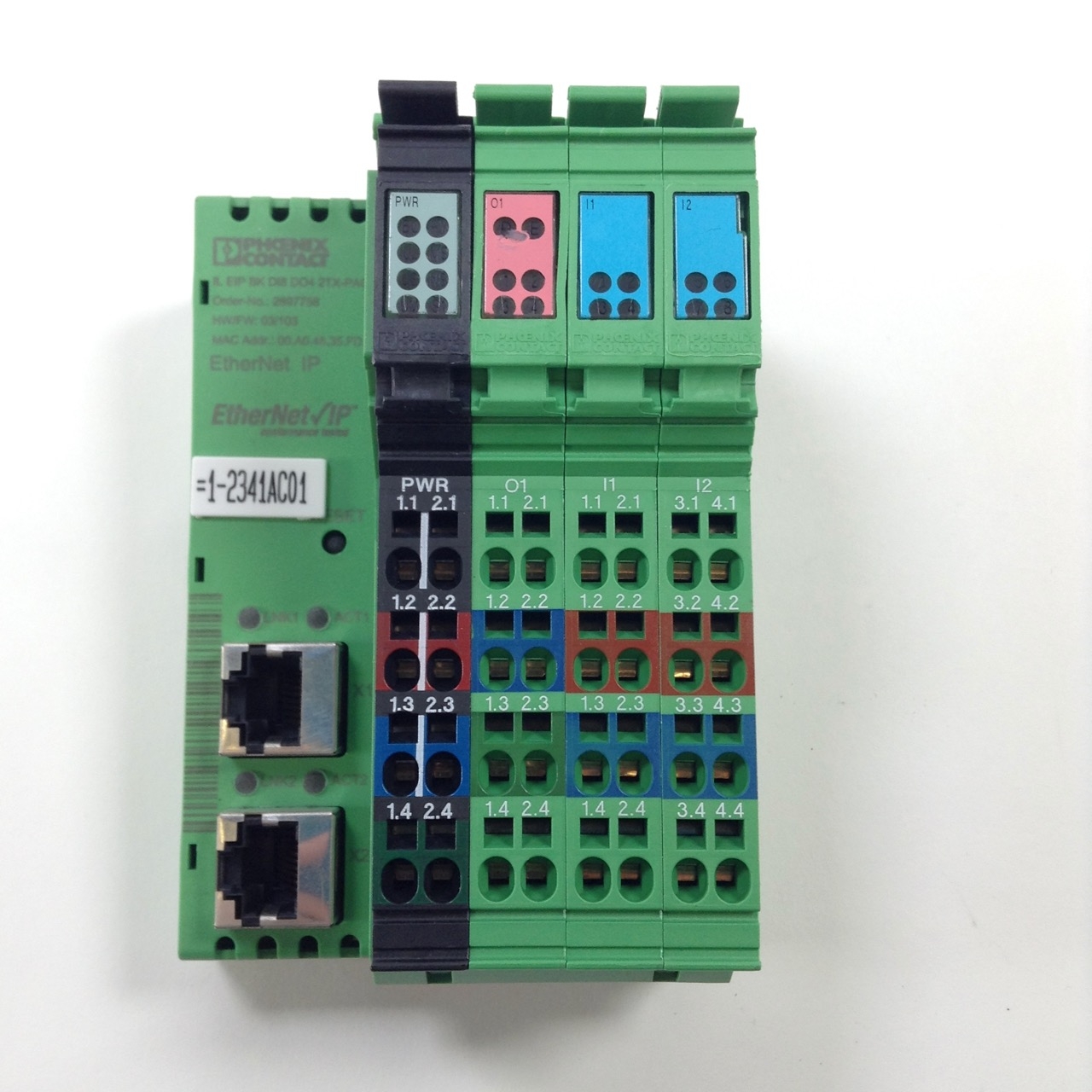 Phoenix Contact 2897758 Bus coupler koppler IL EIP BK DI8 DO4 2TX-PAC ...