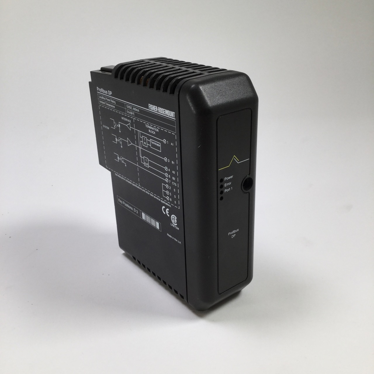 Fisher-Rosemount Emerson 12P2062X022 Delta V Profibus DP KJ3007X1-BA1 ...