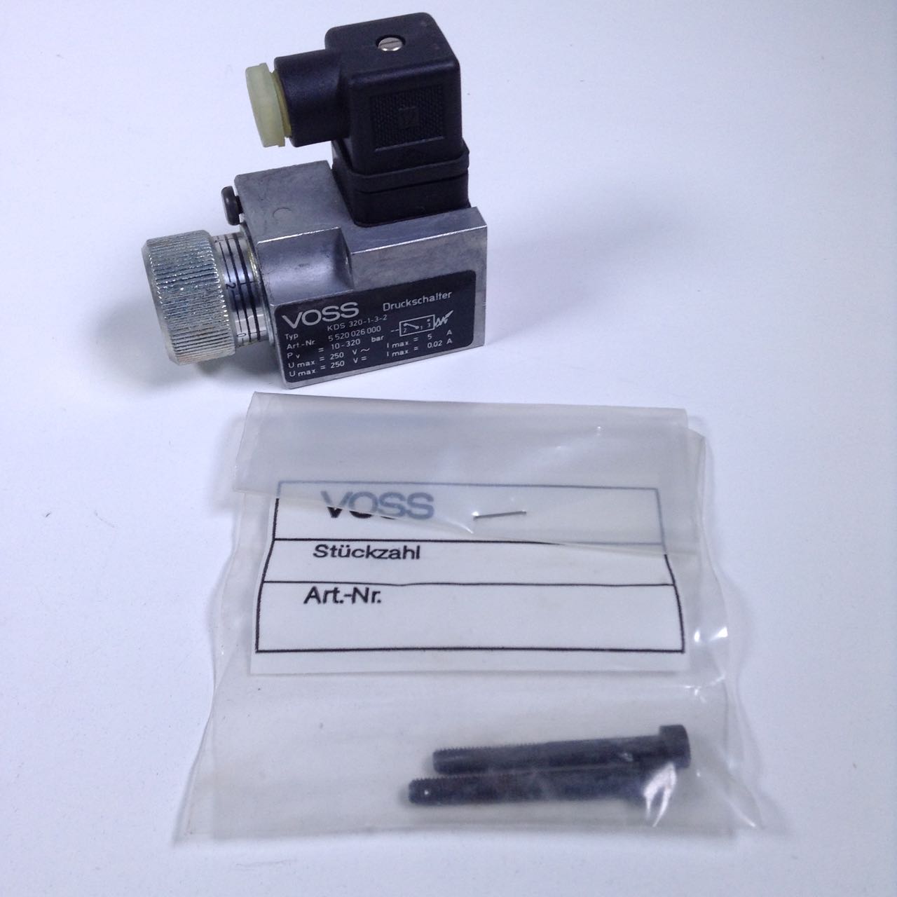 Voss KDS 320-1-3-2 Druckschalter - 5 520 026 000 250V - NMP