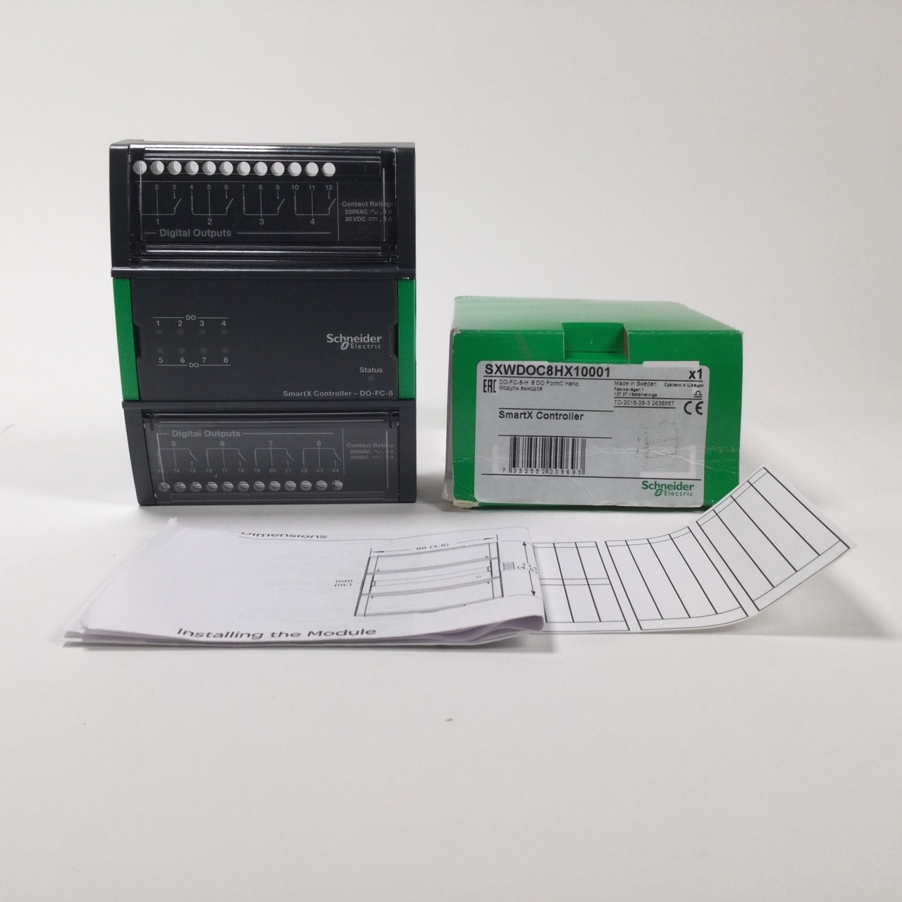 Schneider Electric SXWDOC8HX10001 DO-FC-8-H I/O Digital Output module ...