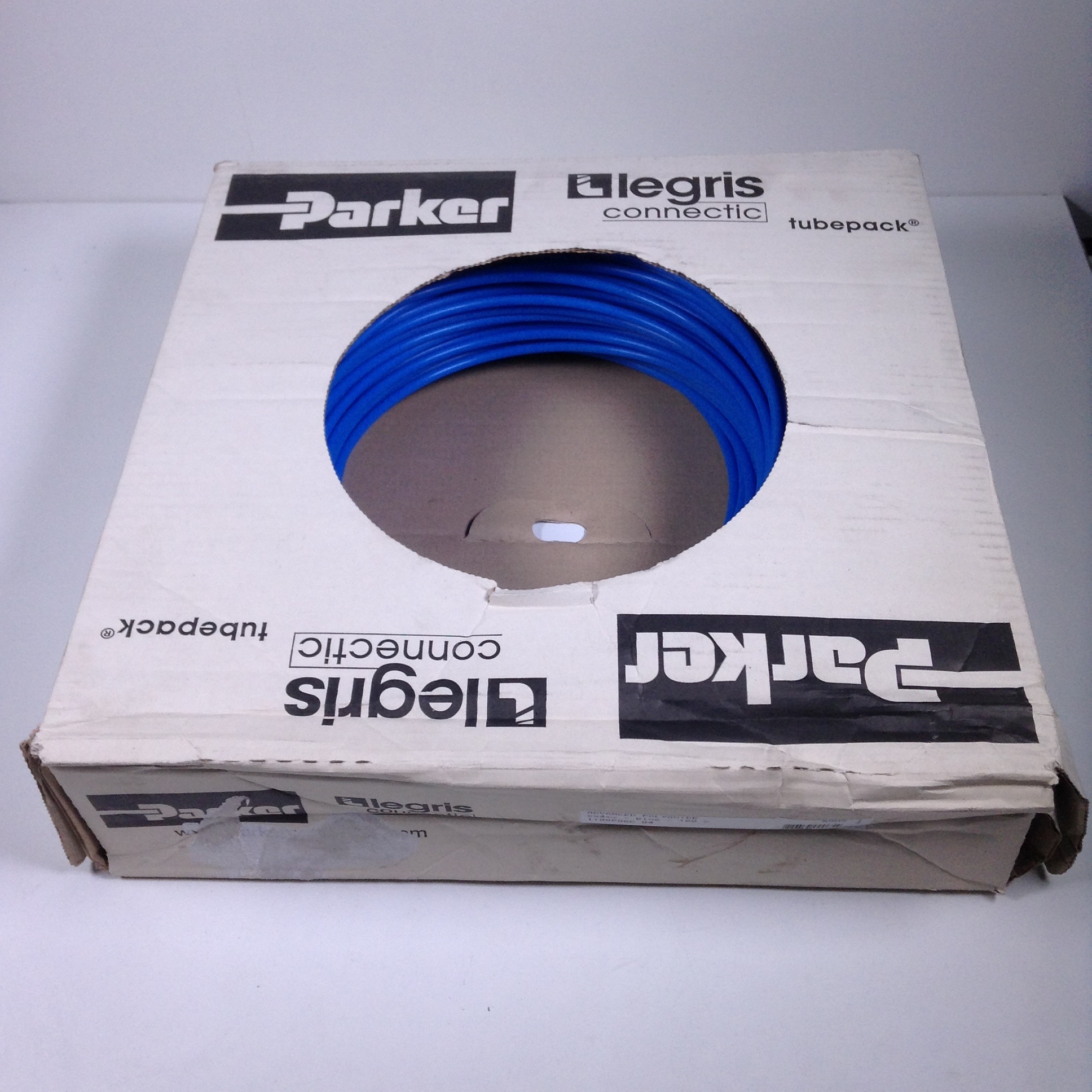Parker 1100P06C 04 Semi-rigid Polyamide Tube 6x4mm Blue 100m NFP