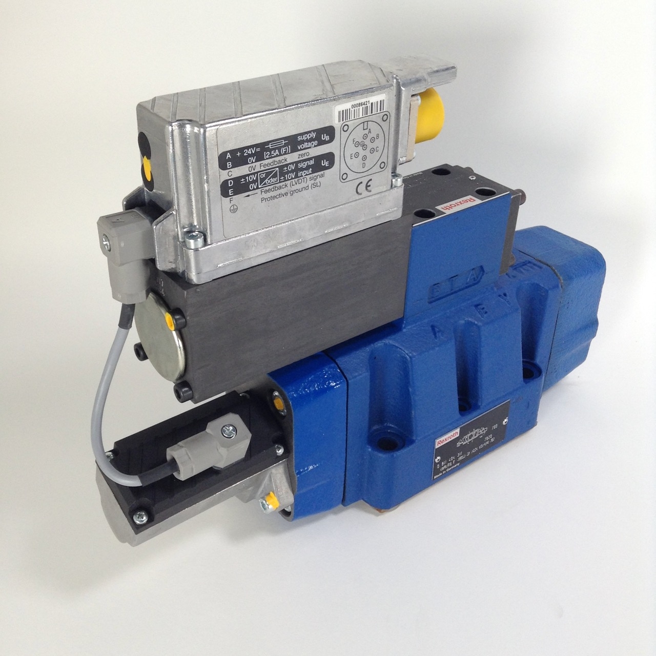 Rexroth 0811404311 Hydraulic proportional control valve 4WRLE + 4WRPEH ...