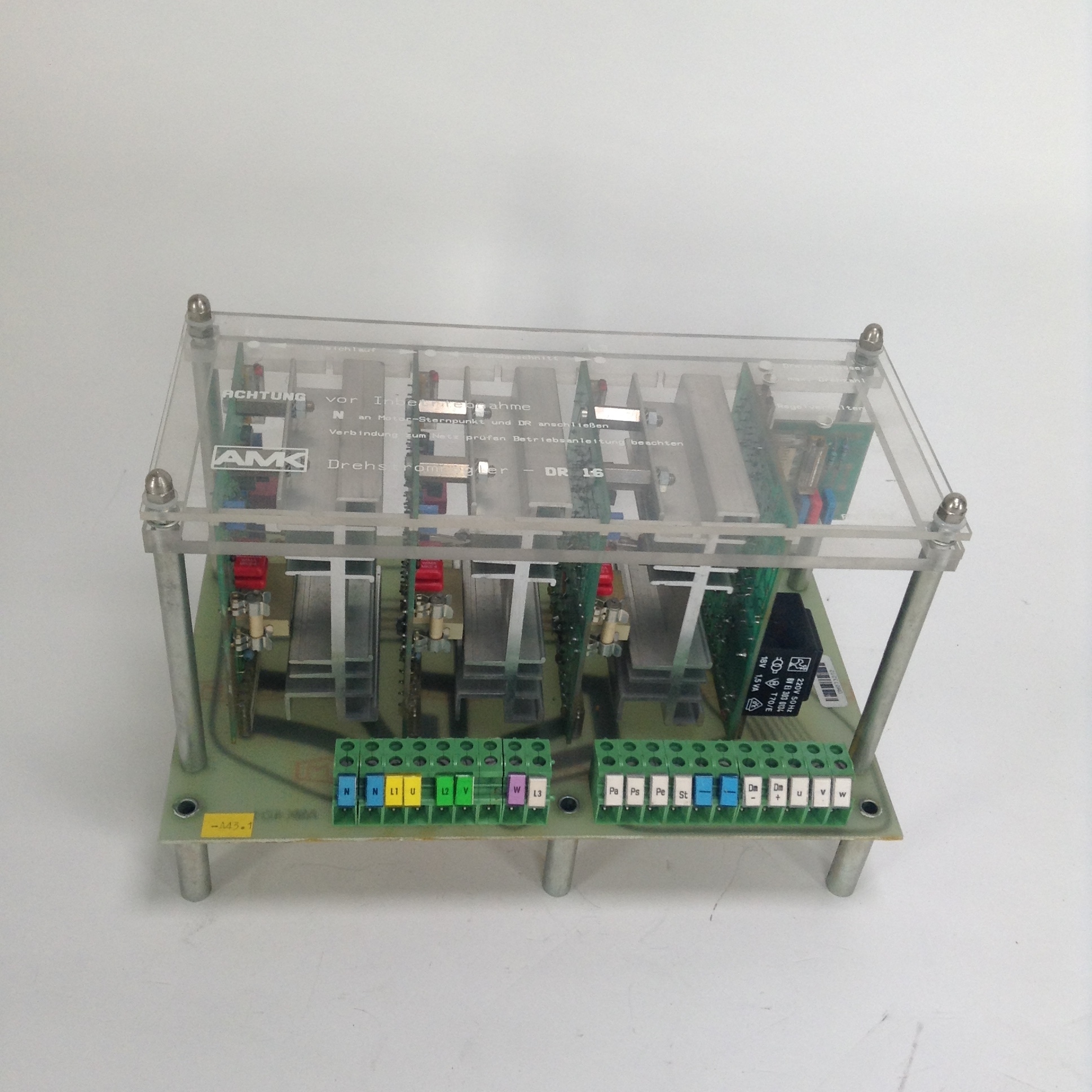 Amkasyn DR16 Drehstromregler 3PH regulator DR 16 AMK 402 Used UMP
