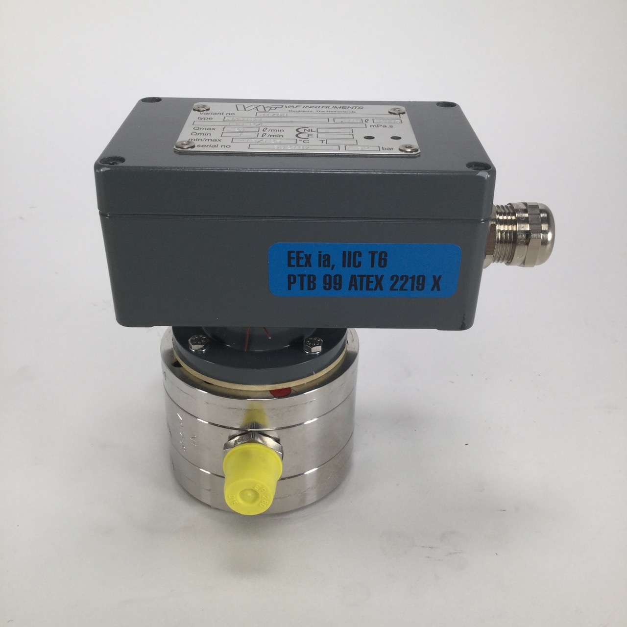 Vaf Instruments J3010N flowmeter vane meter 'J' LoFlow NEW NMP