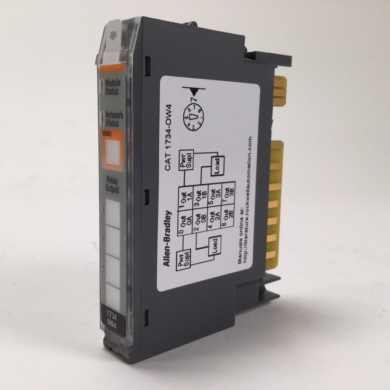 Allen Bradley 1734-OW4-C POINT I/O 4 Point Digital Output Module Ser C ...
