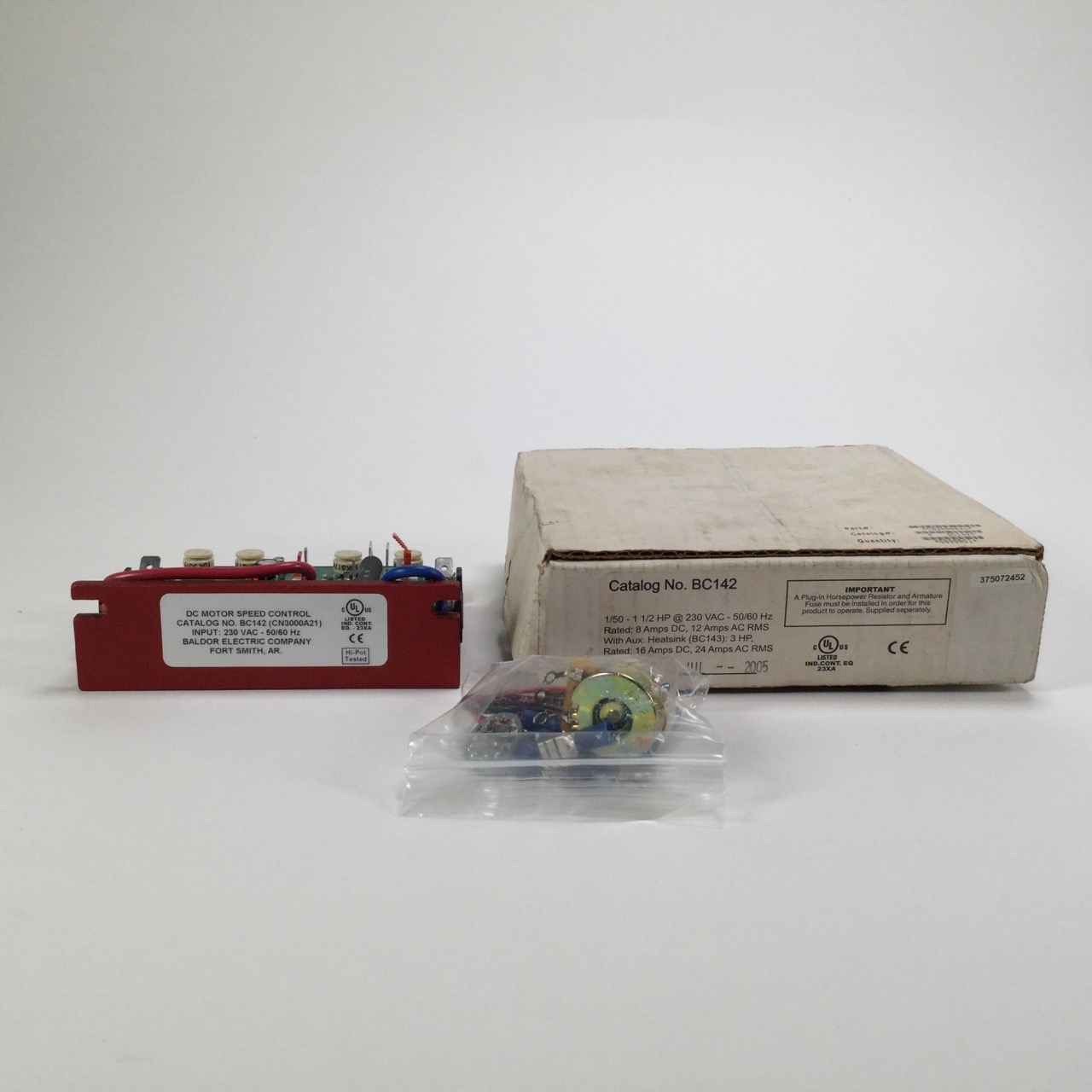 Baldor BC142 DC Motor speed control 1/50 - 1 1/2HP 230VAC 50/60Hz New NFP
