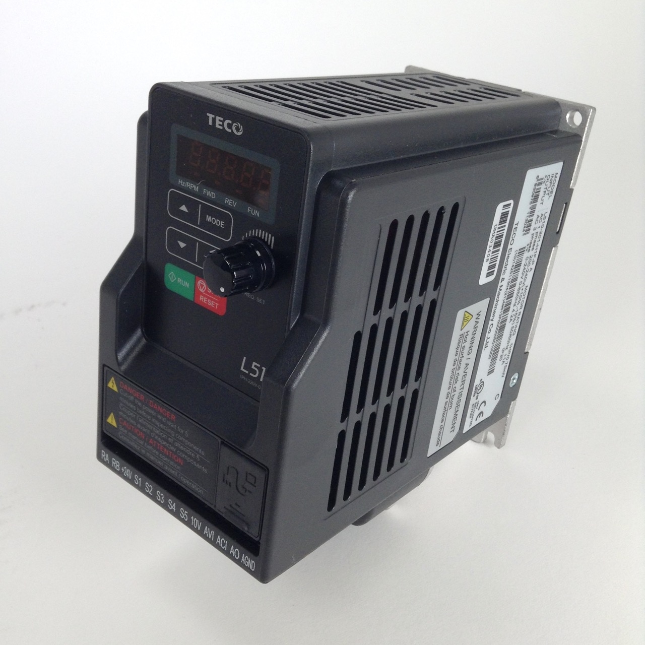 Teco L510-201-H1F-PA Frequency Inverter Frequenzumwandler 1HP / 0.75kW ...
