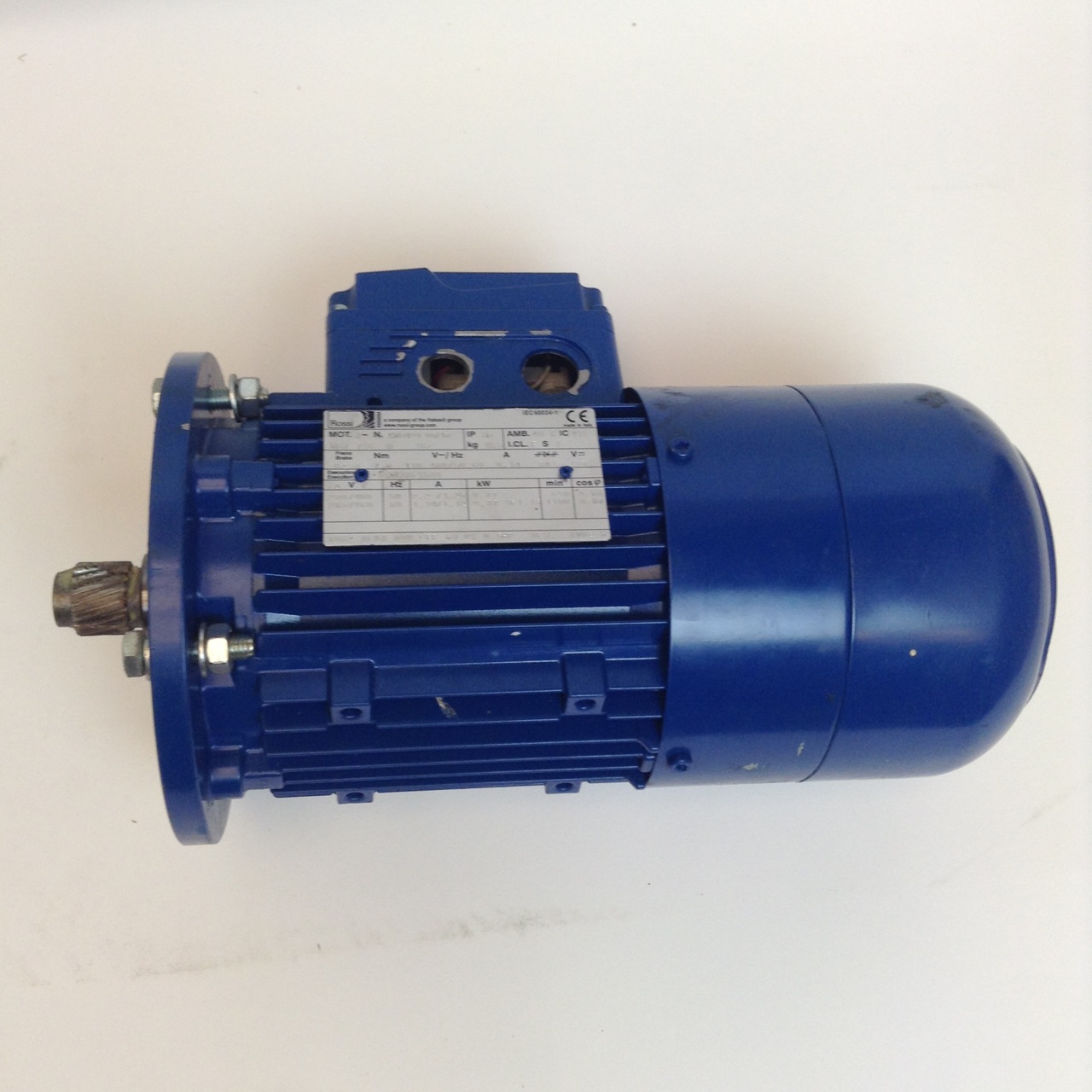 Rossi HBZ71C6B5 3-Phase Electric Motor 0.37kW 1100/min 60Hz IP55 UMP