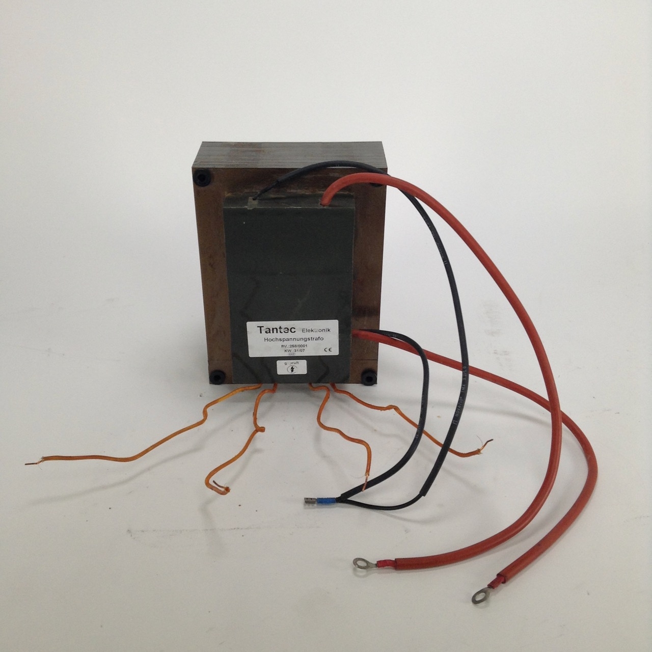 Tantec 258/0001 High Voltage Transformer Hochspannungstrafo Used UMP