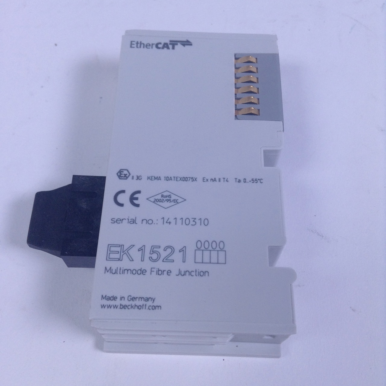 Beckhoff EK1521 EtherCAT multimode highsp Ethernet 14110310 NFP