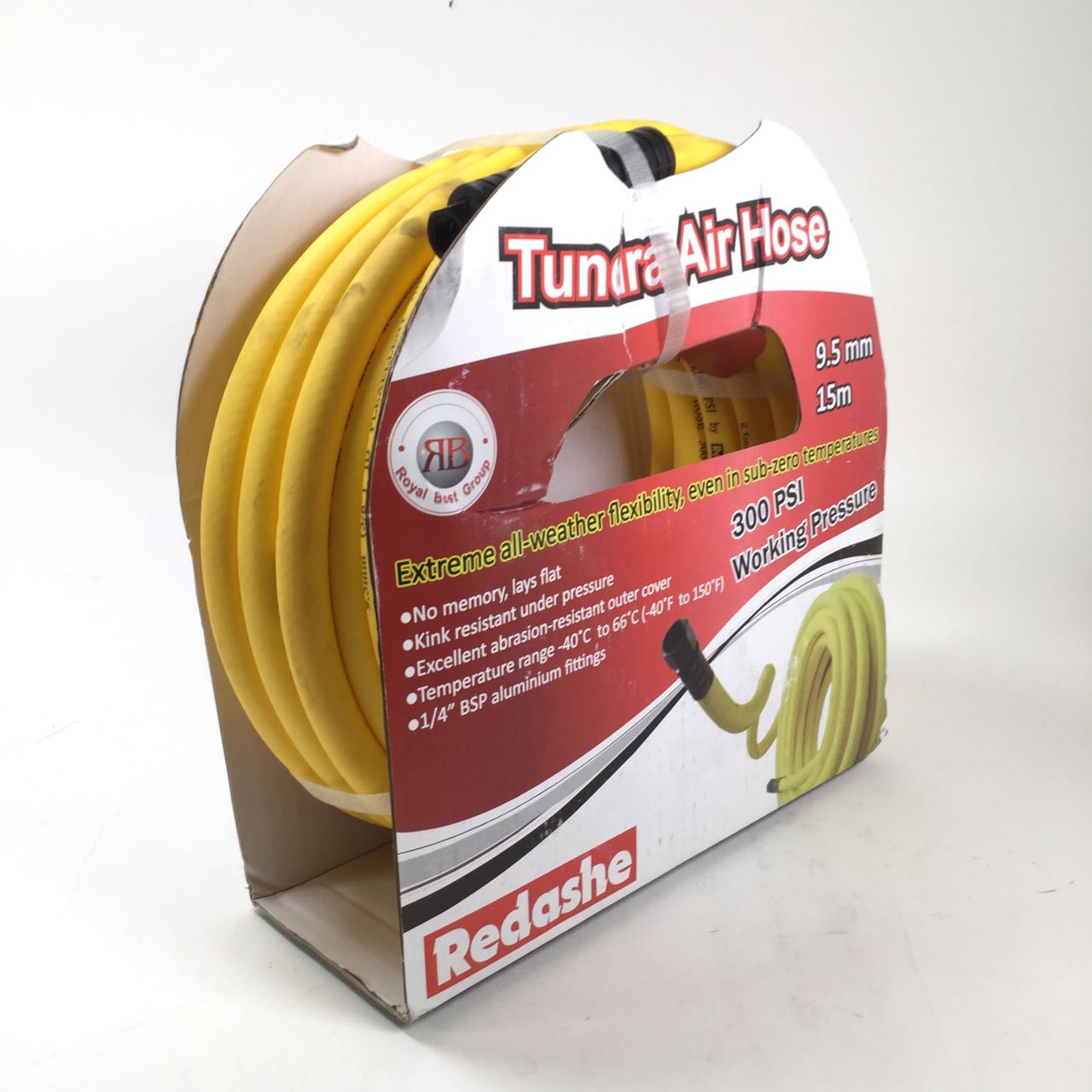 Redashe TRB6100-15M Tundra Super Flexible Air Hose 9.5mm 15m 300 PSI ...