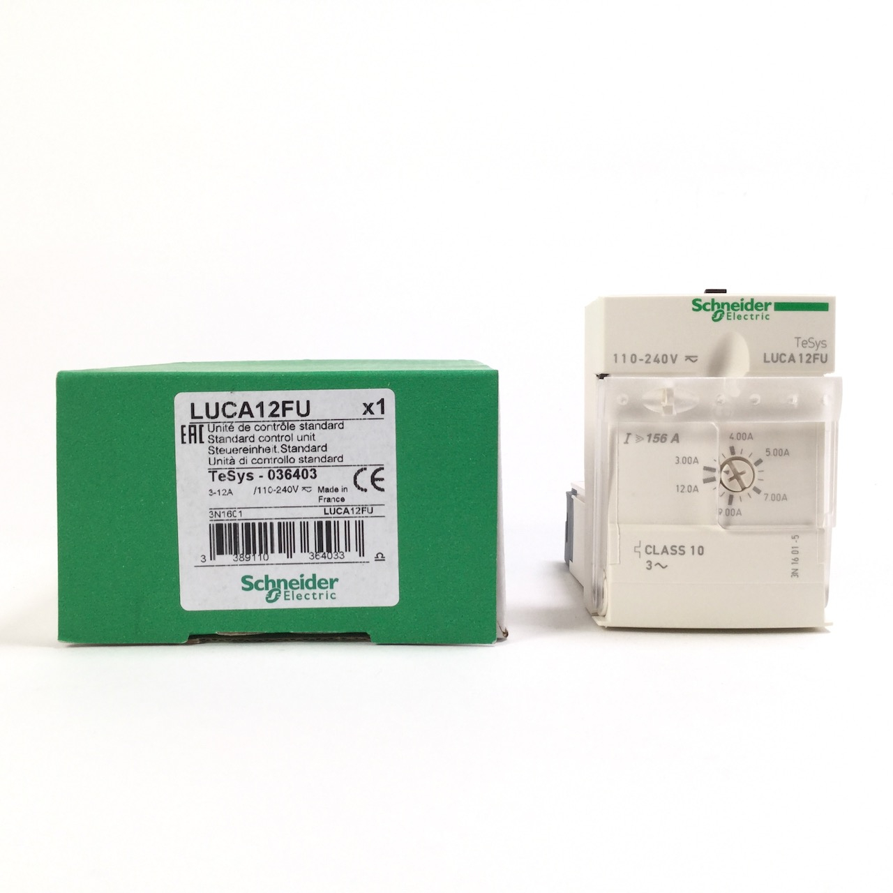 Schneider Electric LUCA12FU Standard Control Unit 3-12A class 10 New NFP