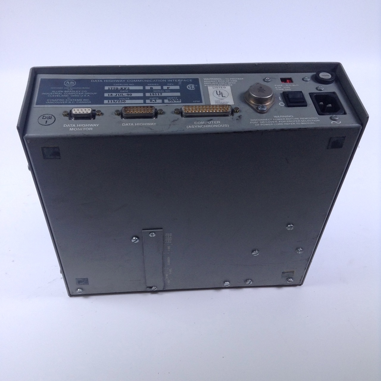 Allen Bradley 1770-KF2 highway communication interface Ser B UMP