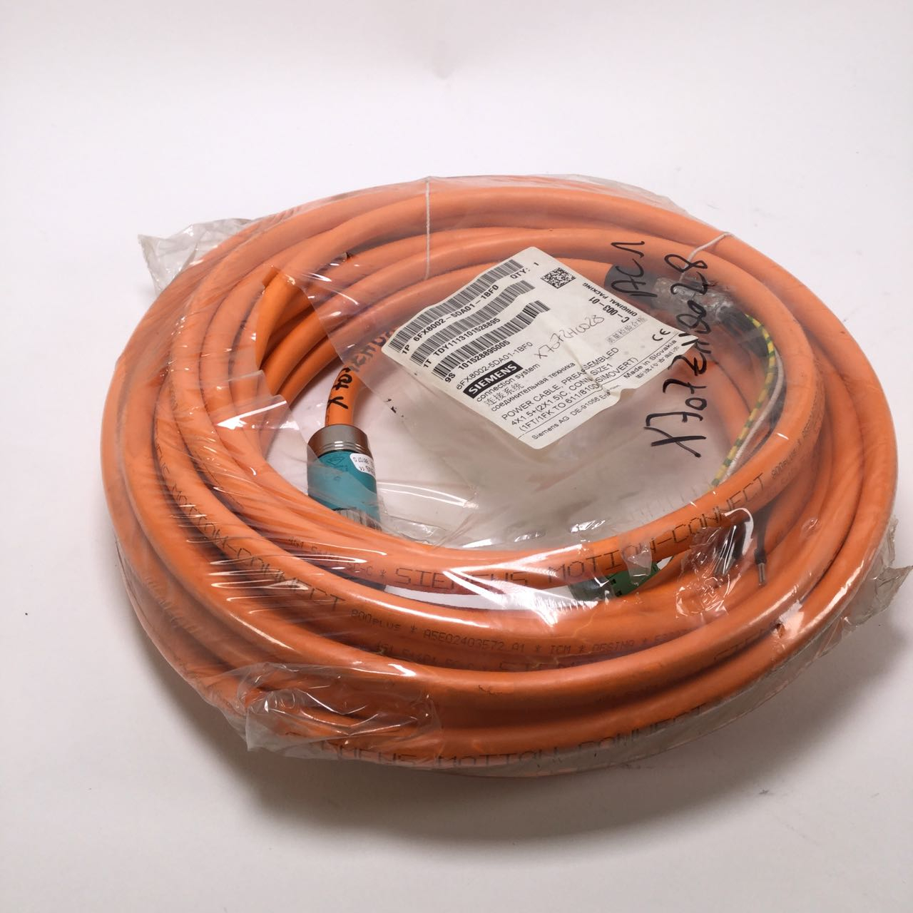 Siemens 6FX8002-5DA01-1BF0 Power cable pre-assembled New NFP